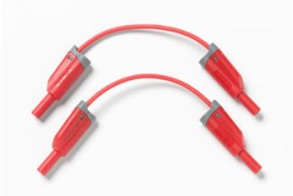 Fluke 1730-TL-0.1M Test Lead Set; 1000V CAT III Stackable Connectors; 0 ...